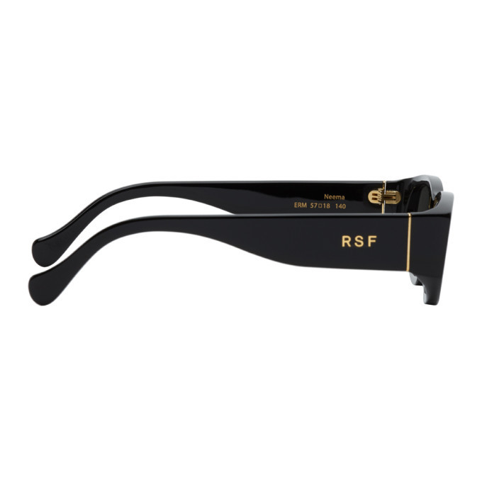 RETROSUPERFUTURE Black Neema Rectangle Sunglasses RETROSUPERFUTURE
