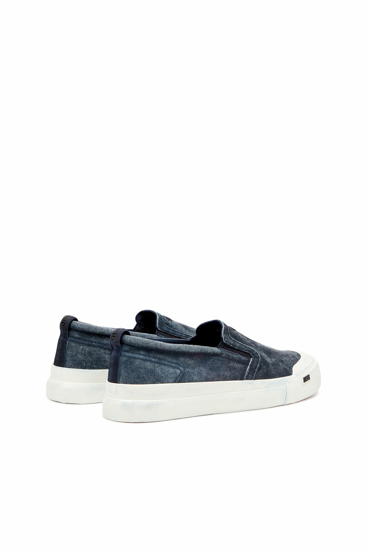 Diesel S-Athos-Canvas slip-on sneakers with D embroidery - Sneakers ...