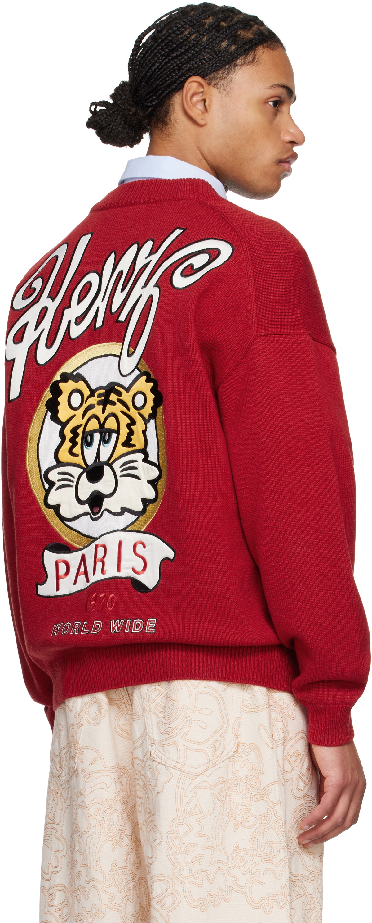 Kenzo Red Kenzo Paris VERDY Edition Cardigan Kenzo