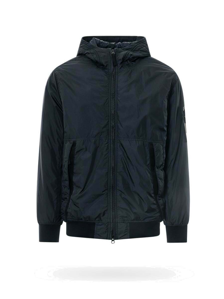 Stone Island Jacket Blue Mens Stone Island