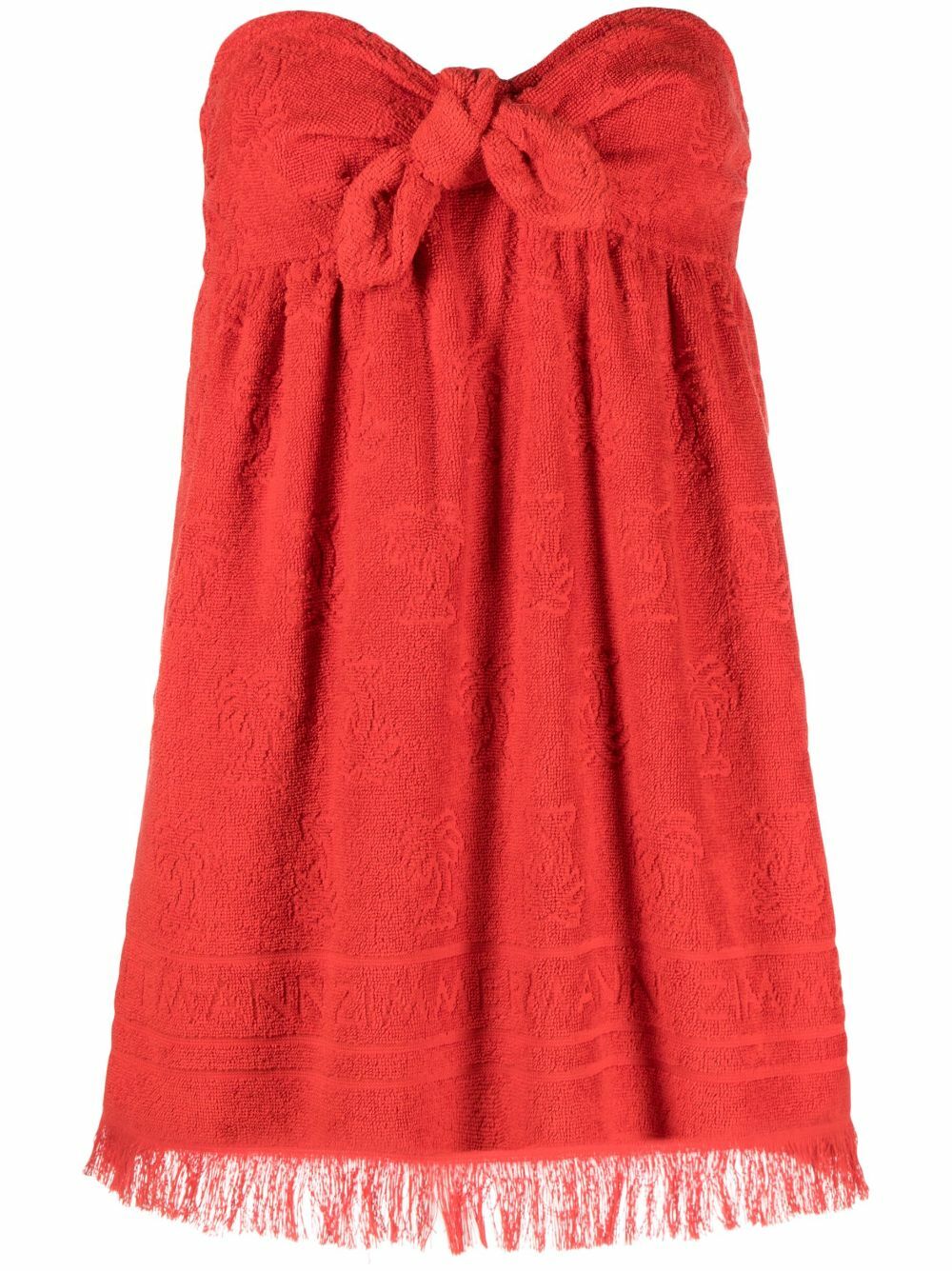 ZIMMERMANN Red Alight Strapless Dress Zimmermann