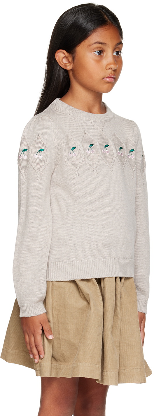 Bonpoint Kids Gray Dalphonza Sweater Bonpoint
