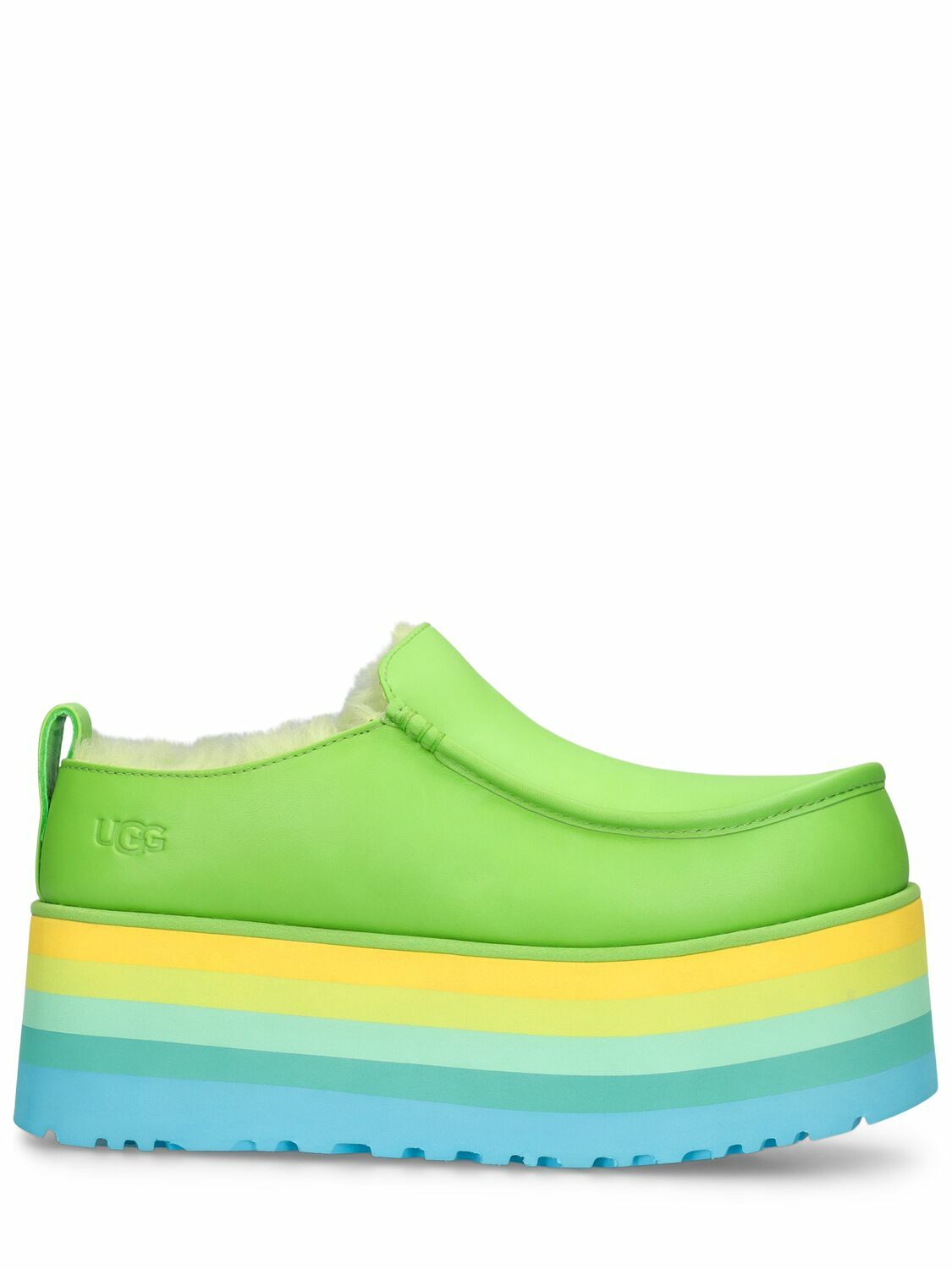 UGG 70mm Tasman Pride Leather Platforms Ugg