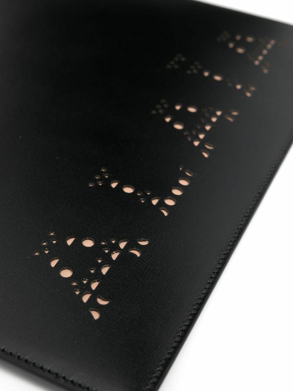 ALAÏA - Logo Leather Zipped Pouch ALAÏA
