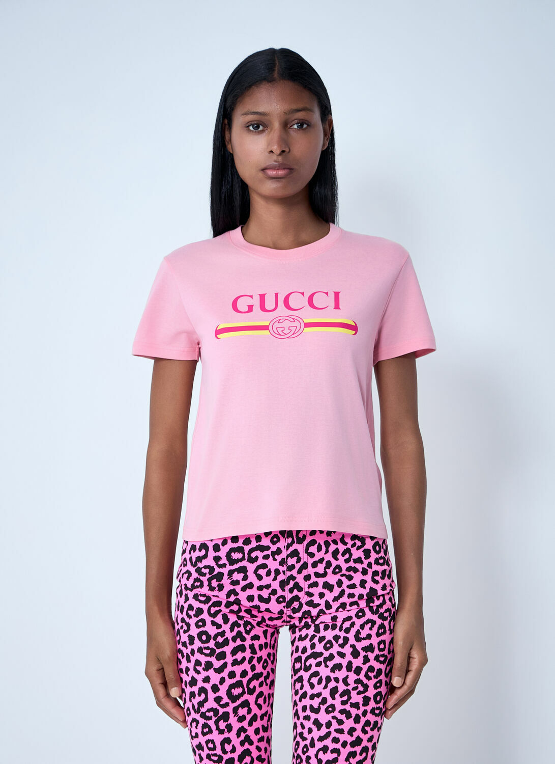 Gucci Logo Motif T-Shirt Gucci