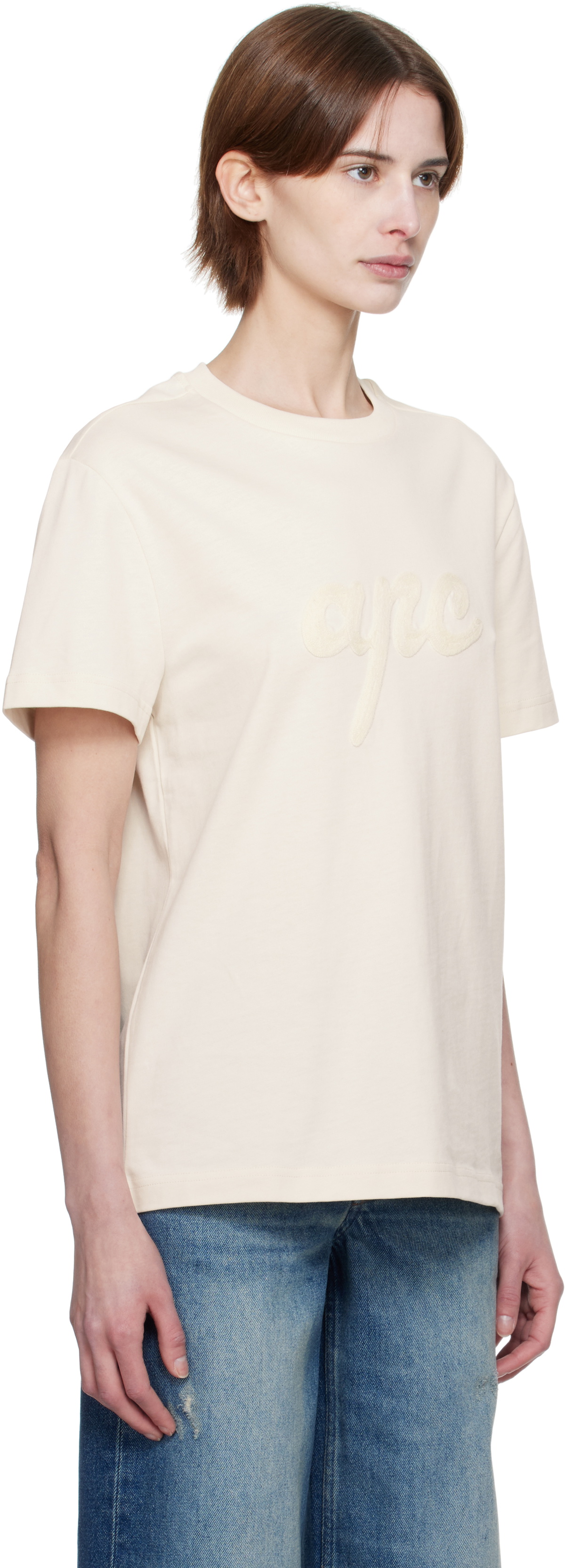 A.P.C. Beige Lenny T-shirt A.P.C.