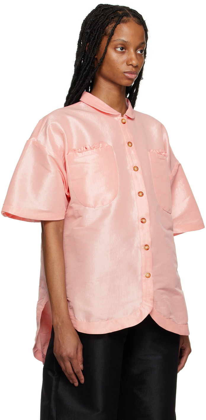 Kika Vargas SSENSE Exclusive Pink Steffi Shirt Kika Vargas