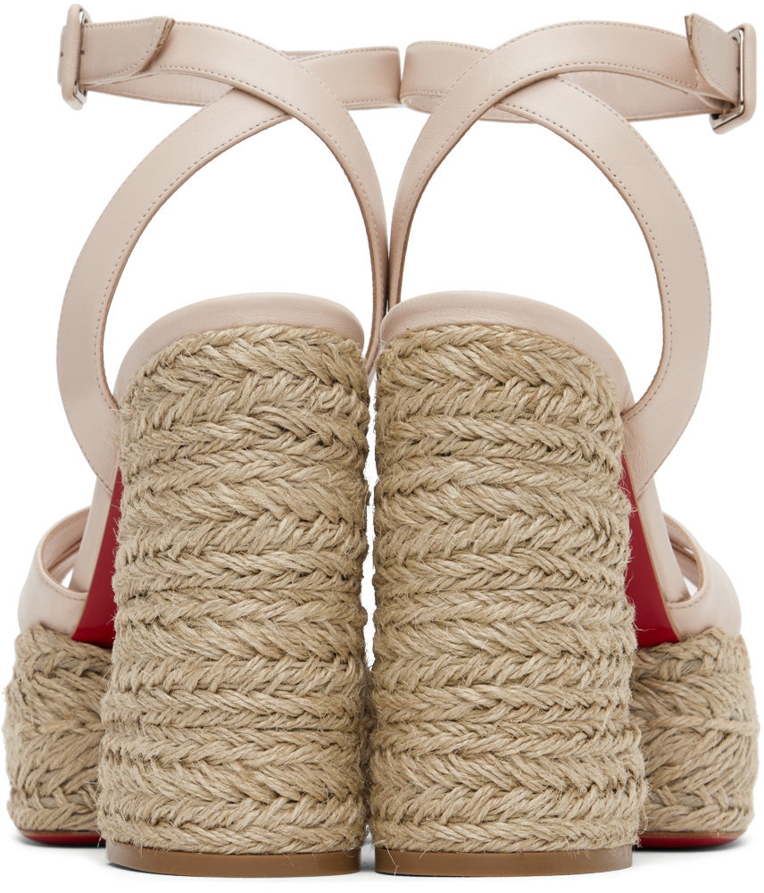 Christian Louboutin Beige Super Mariza Heeled Sandals Christian Louboutin