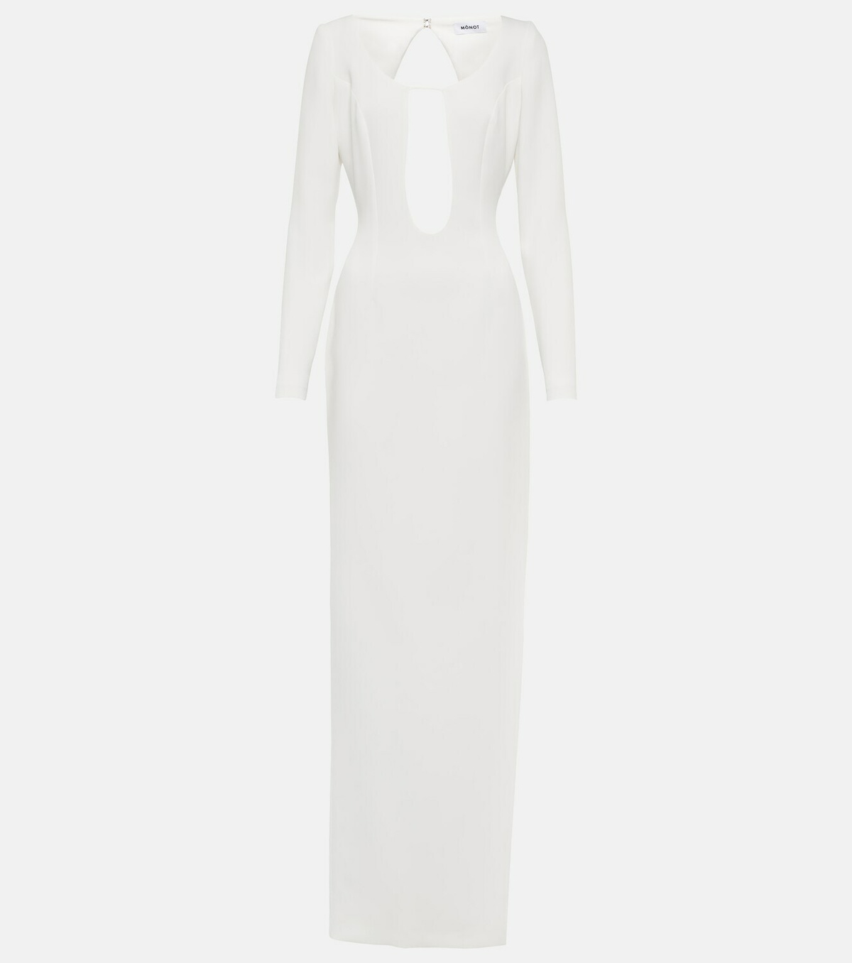 Mônot Cutout crêpe gown Monot