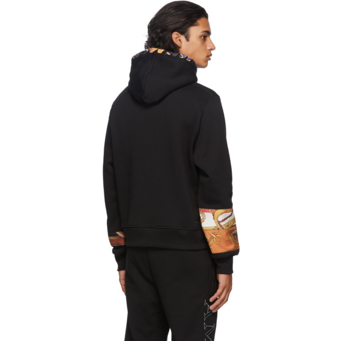 Amiri Black Patch Scarf Hoodie Amiri