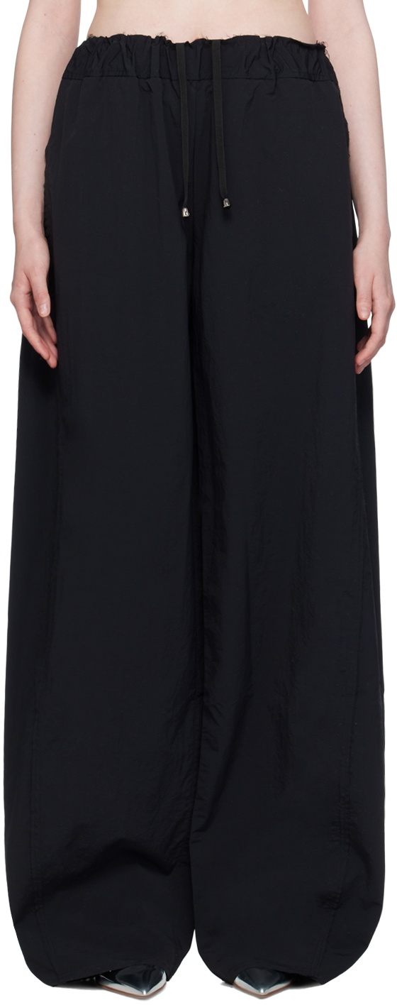 Talia Byre Black Drawstring Trousers Talia Byre