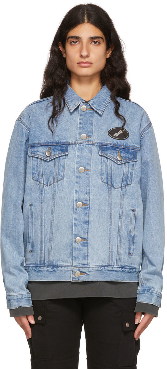We11done Blue Denim Jacket We11done