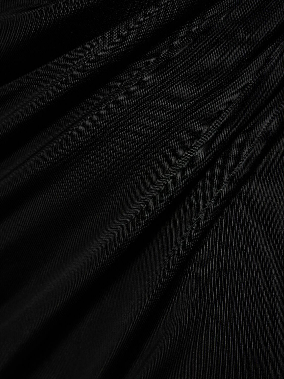 LOUISA BALLOU - Carve Stretch Viscose Long Dress Louisa Ballou