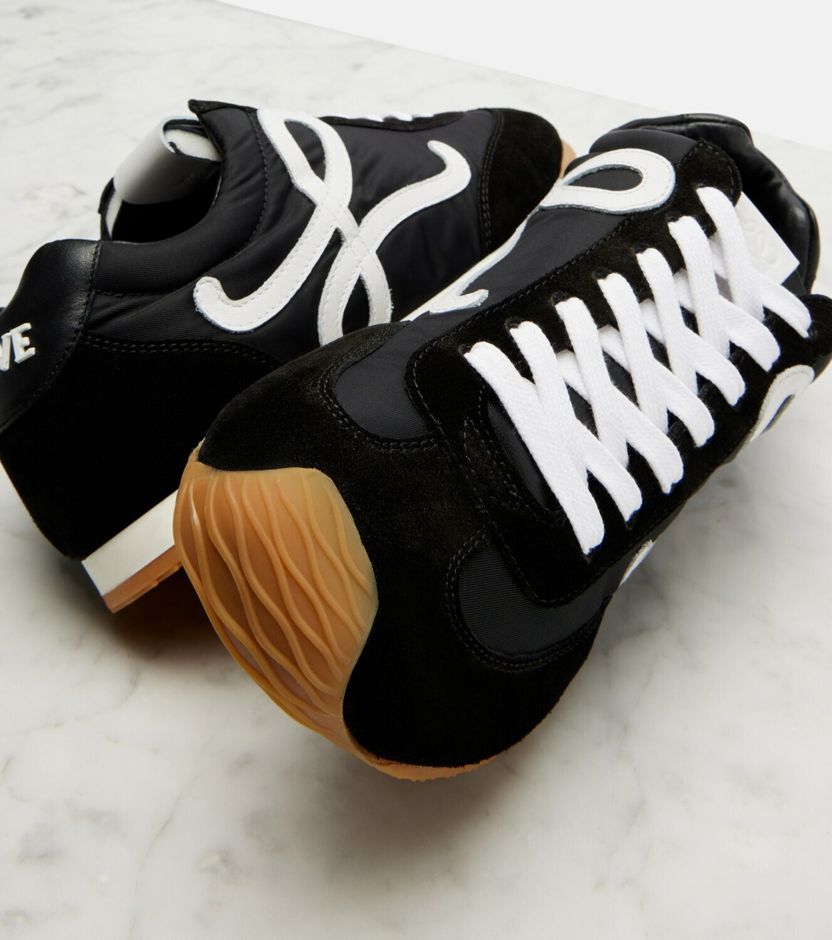 Loewe Ballet Runner 2.0 suede-trimmed sneakers Loewe