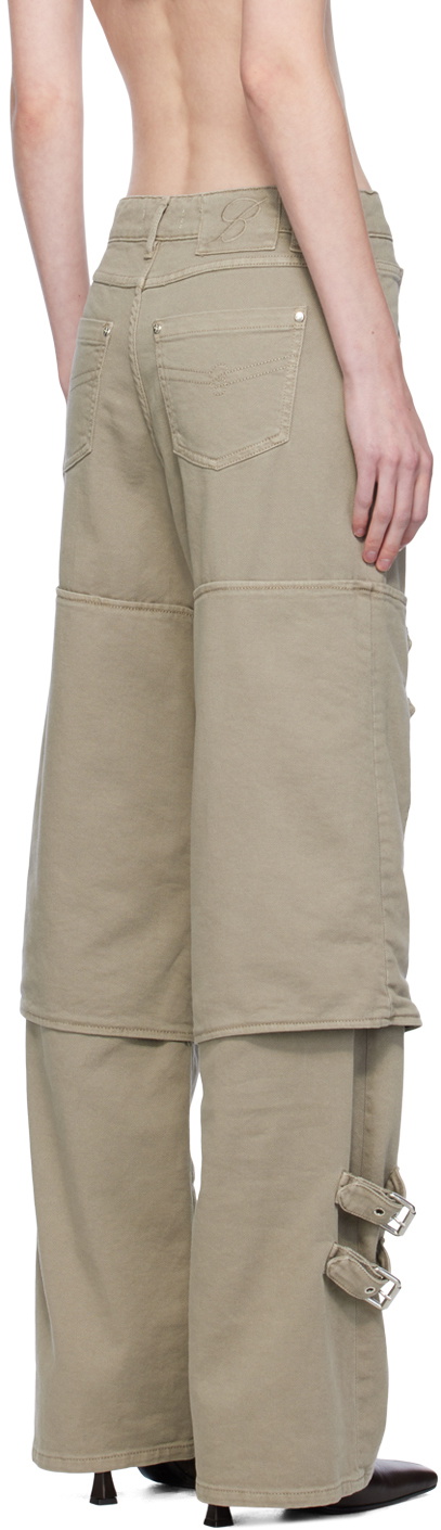 Blumarine Gray Boyfriend Jeans Blumarine
