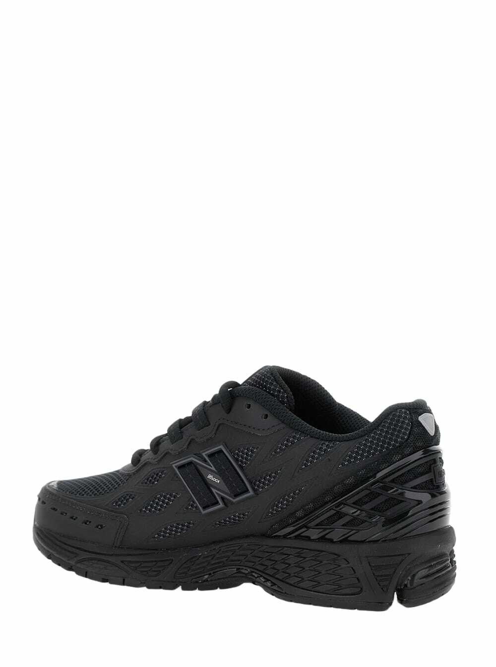 New Balance 1906 Black Sneaker With Mesh Design And Side Logo In Tech ...