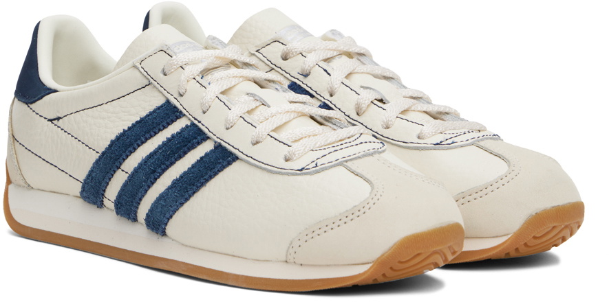 adidas Originals Off-White & Indigo Country OG Sneakers adidas Originals