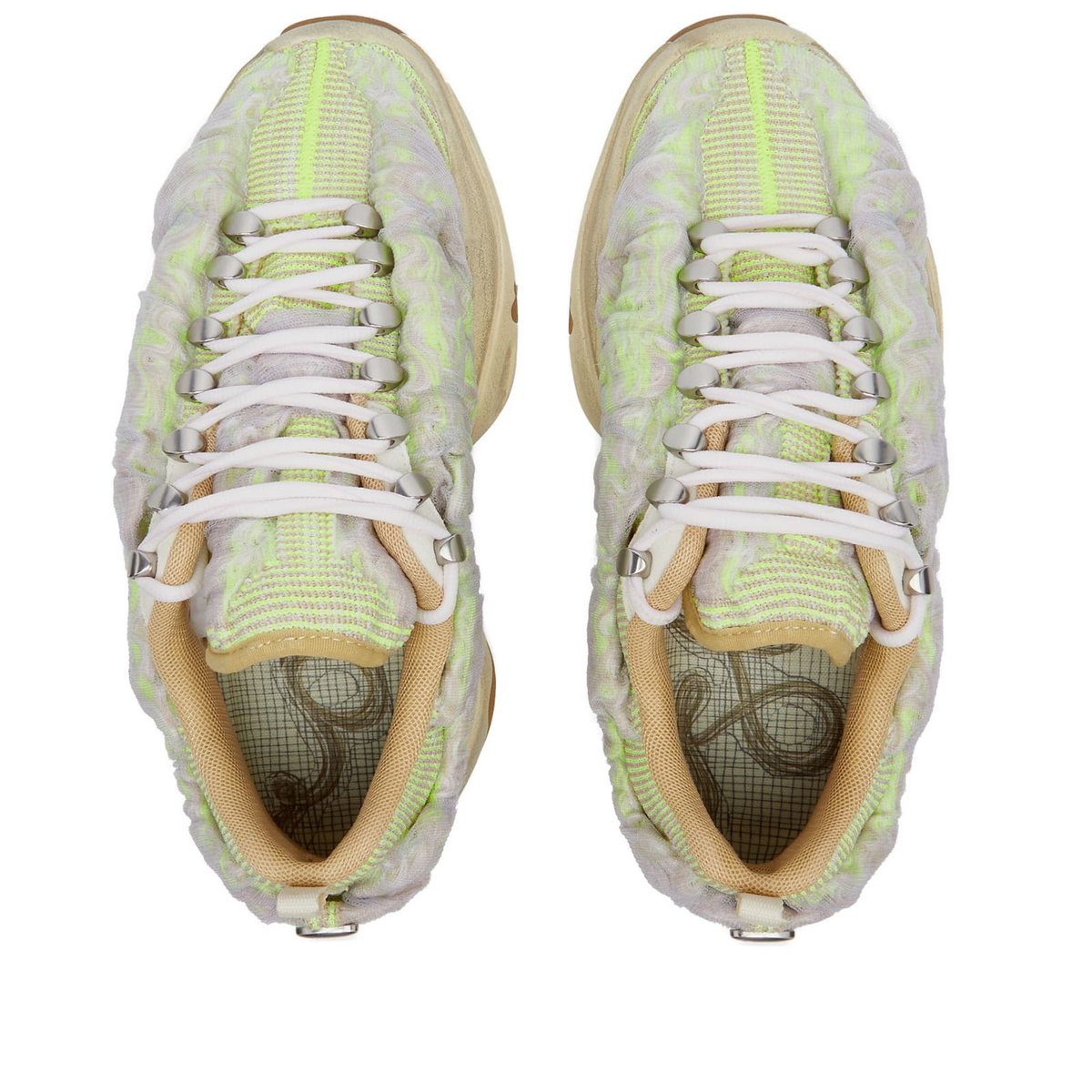 Acne Studios Women's Bubba Sneakers in Ecru/White Acne Studios