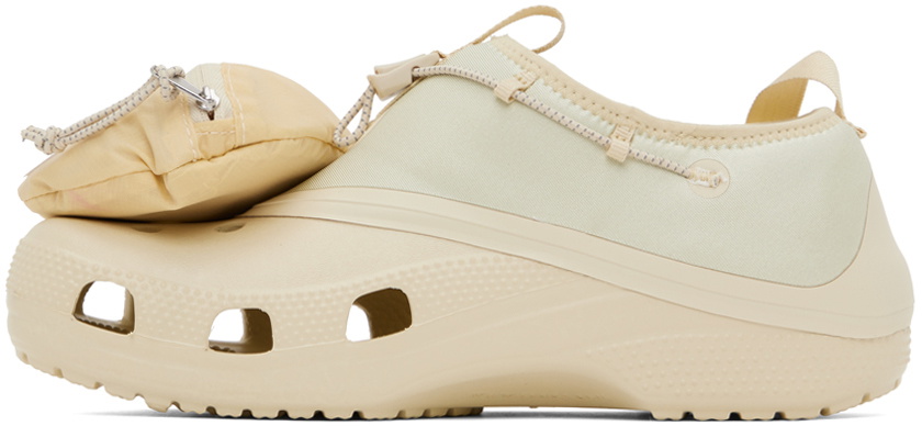 Satisfy Beige Crocs Edition Classic Clogs Satisfy