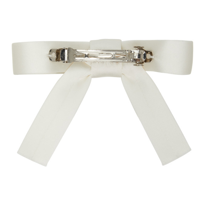 Ashley Williams White Bow Hair Clip Ashley Williams
