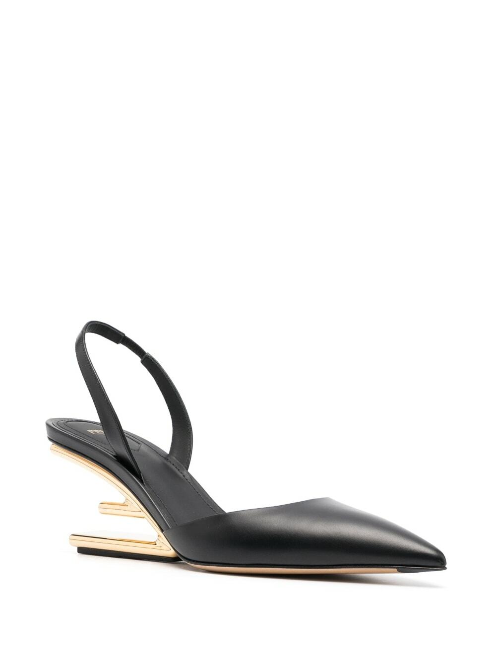 FENDI - Fendi First Leather Slingback Pumps Fendi