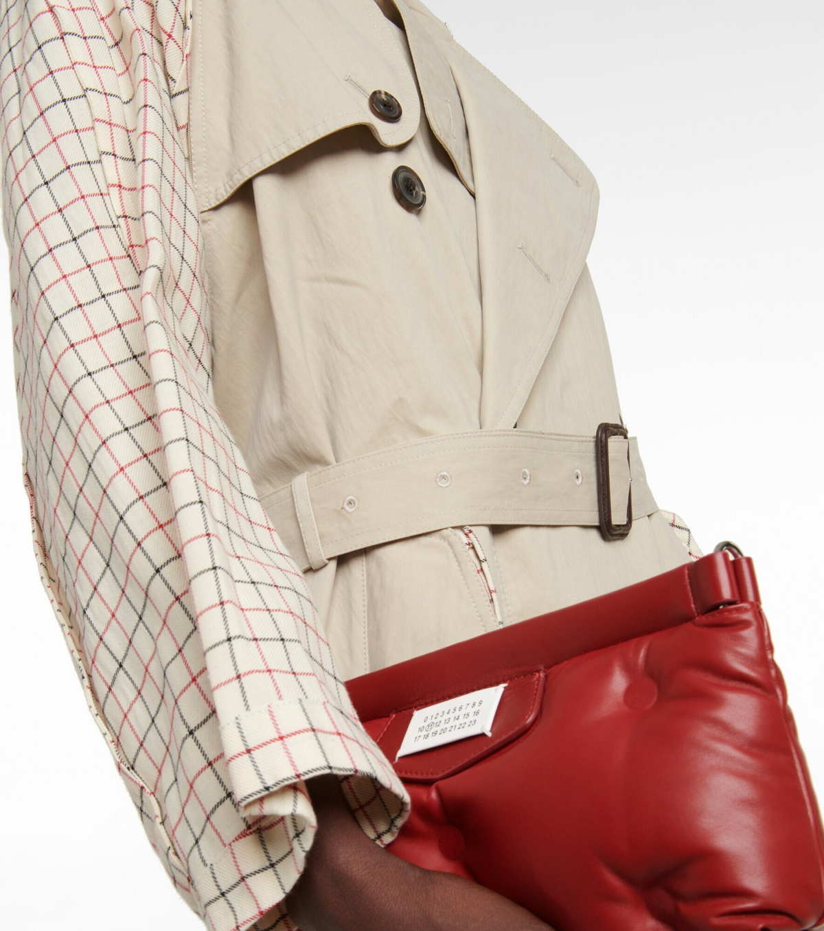 Maison Margiela - Paneled cotton-blend trench coat Maison Margiela