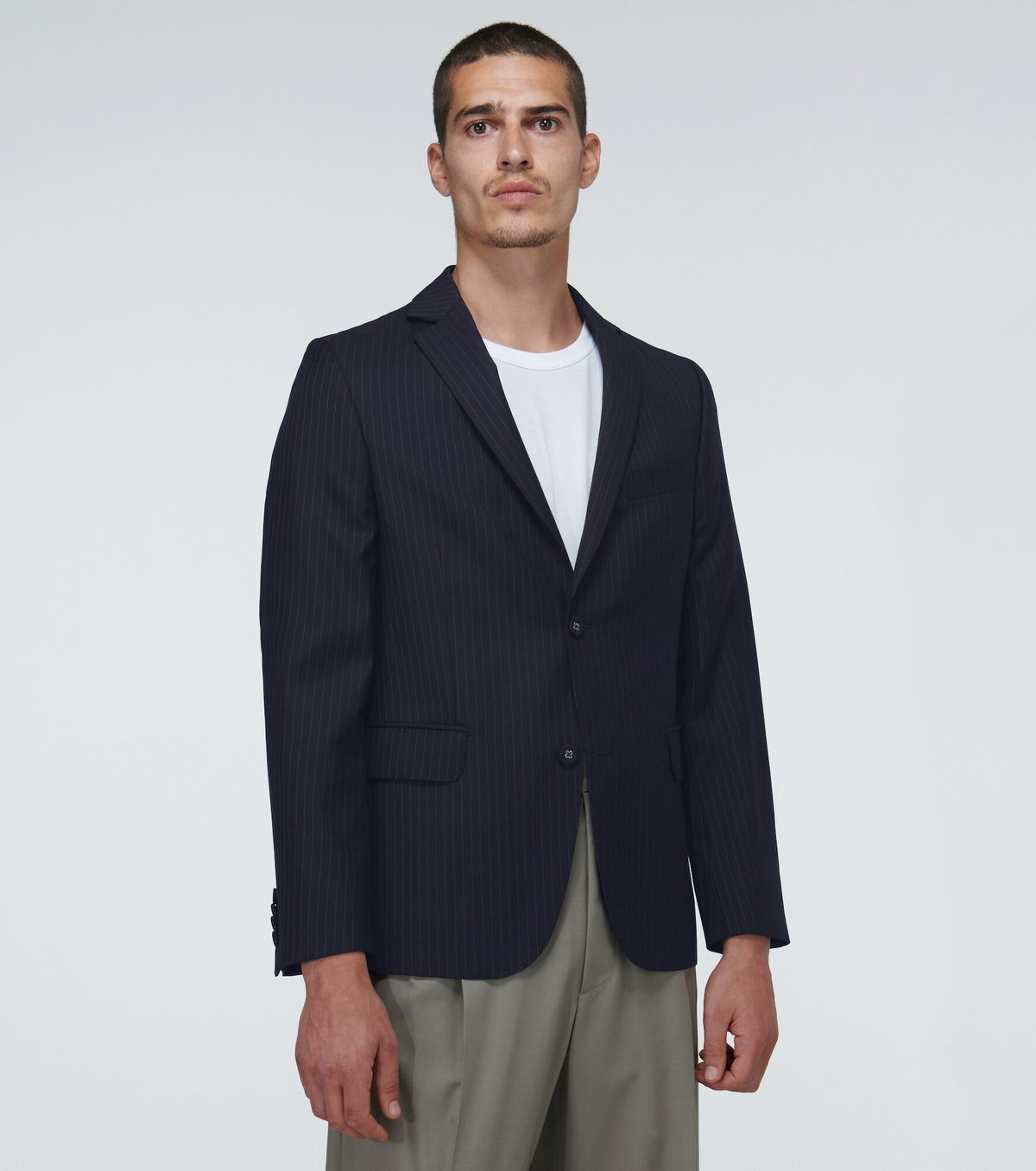 Officine Generale - Pinstriped wool blazer Officine Generale