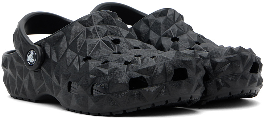 Crocs Black Classic Geometric Clogs Crocs