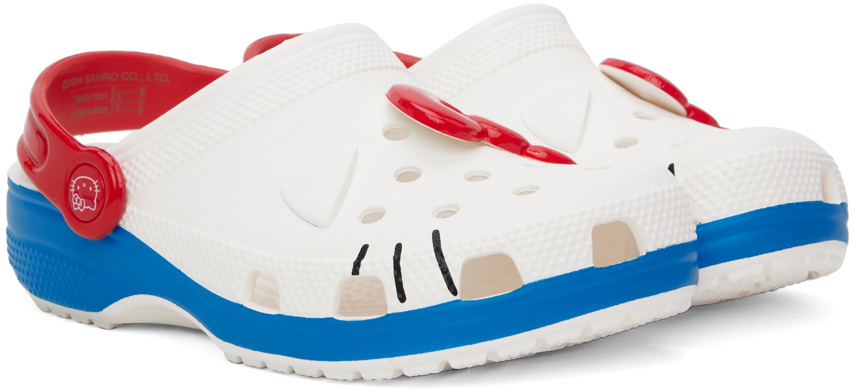 Crocs White Hello Kitty Classic Clogs Crocs