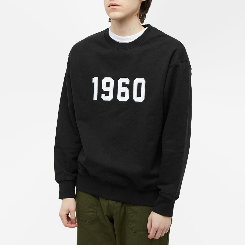 Uniform Bridge Men's 1960 Crew Sweat in Black Uniform Bridge