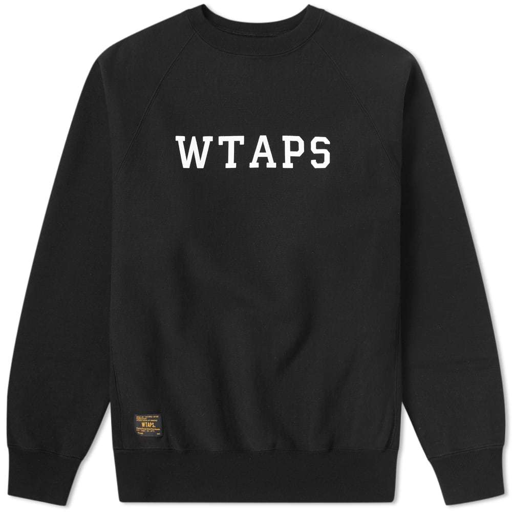 WTAPS Design Crew Sweat Black WTAPS