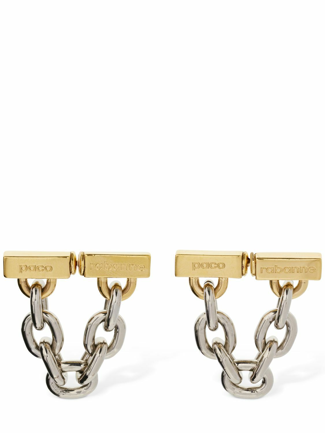 RABANNE Xl Link Chain Earrings Paco Rabanne