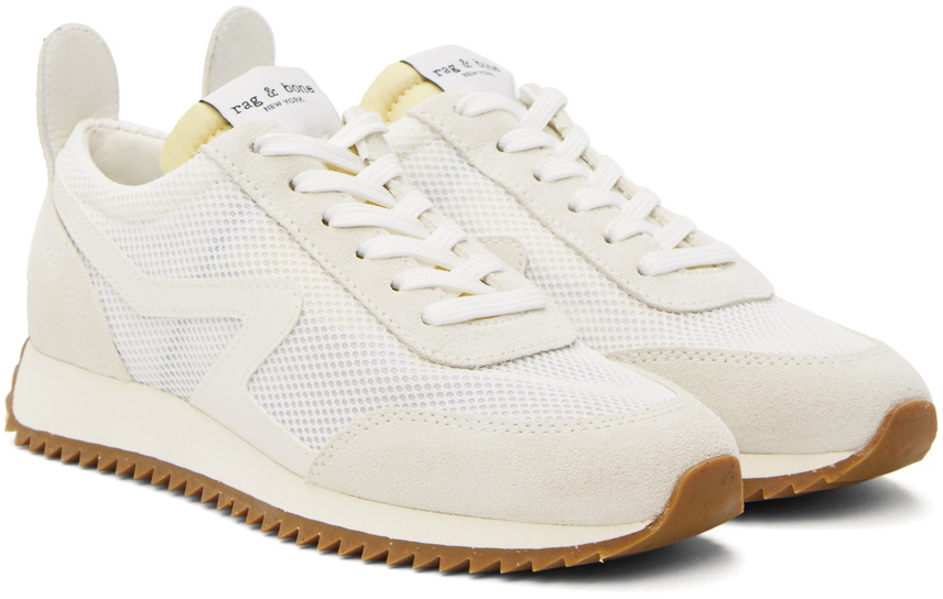 rag & bone Off-White Retro Runner Bomber Sneakers Rag and Bone