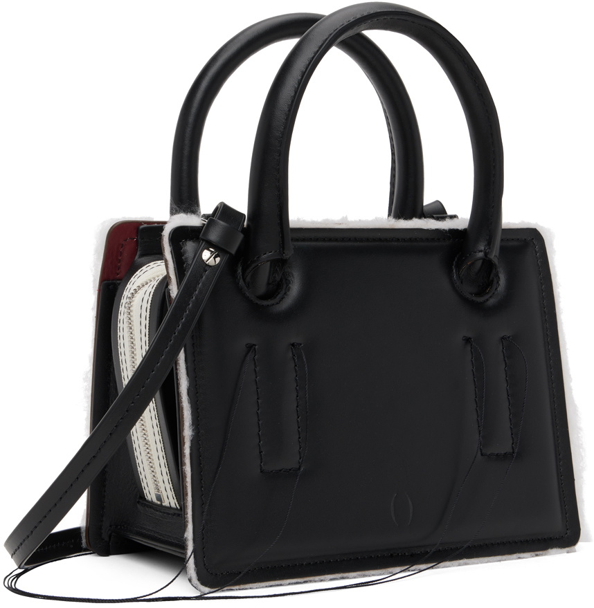 Dentro Black Mini Otto Top Handle Bag