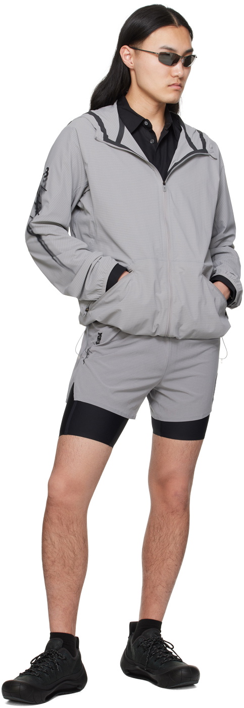 Y-3 Gray Run Jacket Y-3