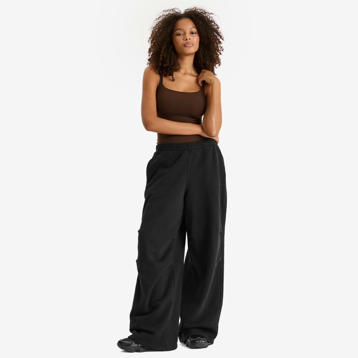 SKIMS Women's Fits Everybody Square Neck Bodysuit in Cocoa SKIMS