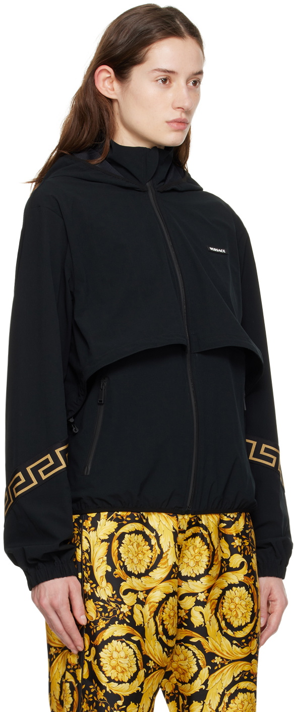 Versace Underwear Black Greca Jacket Versace Underwear