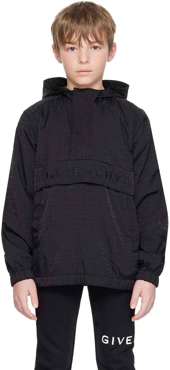 Givenchy Kids Black Printed Jacket Givenchy