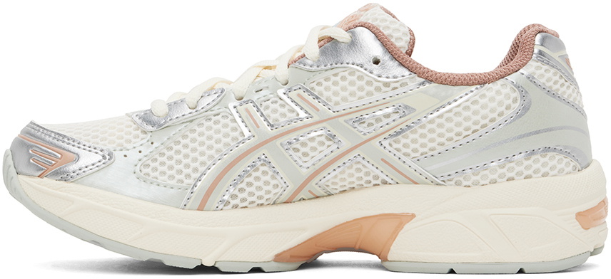 Asics Off-White & Silver Gel-1130 Sneakers ASICS
