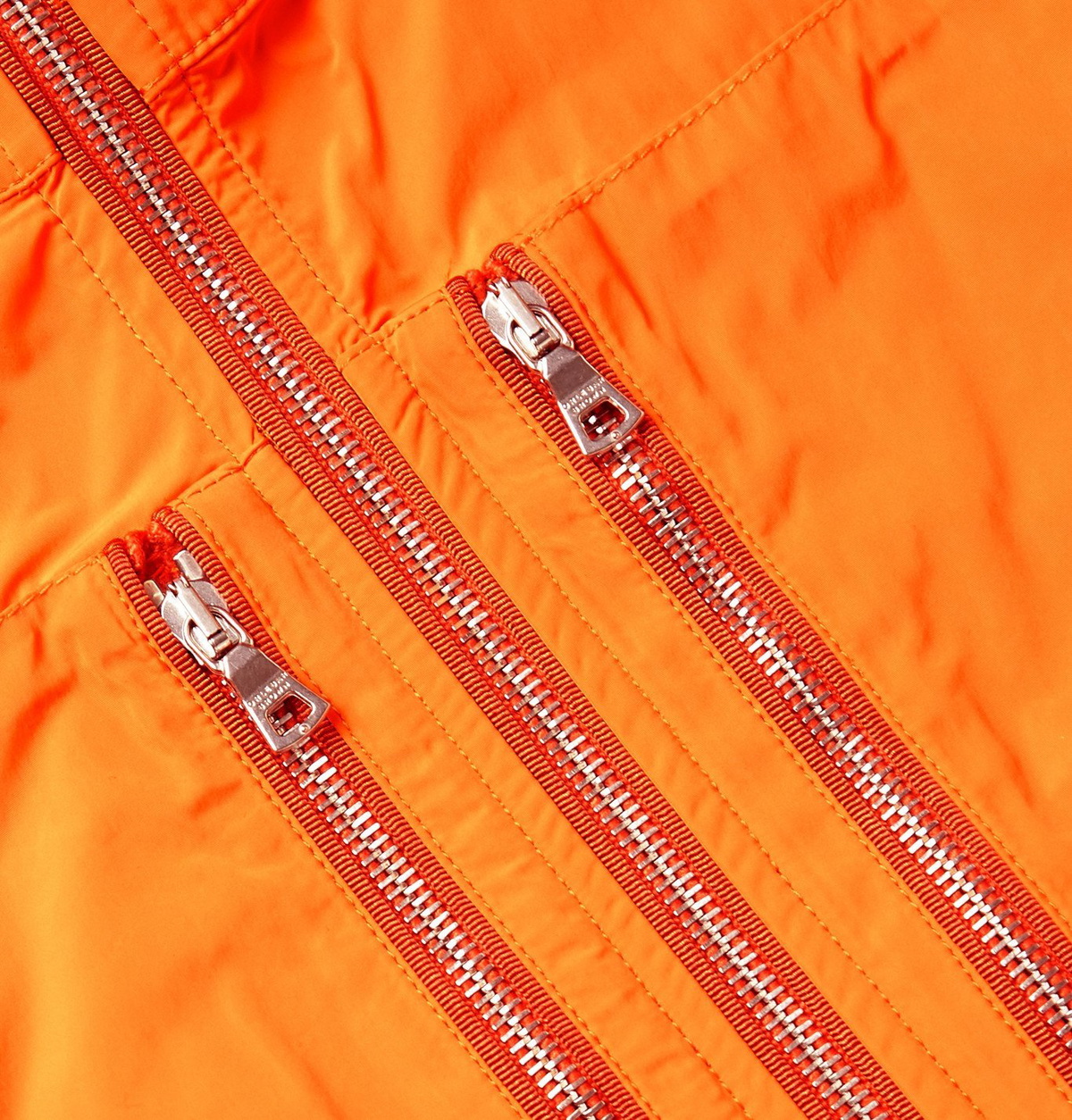 Orlebar Brown - Wye Grosgrain-Trimmed Shell Hooded Jacket - Orange ...