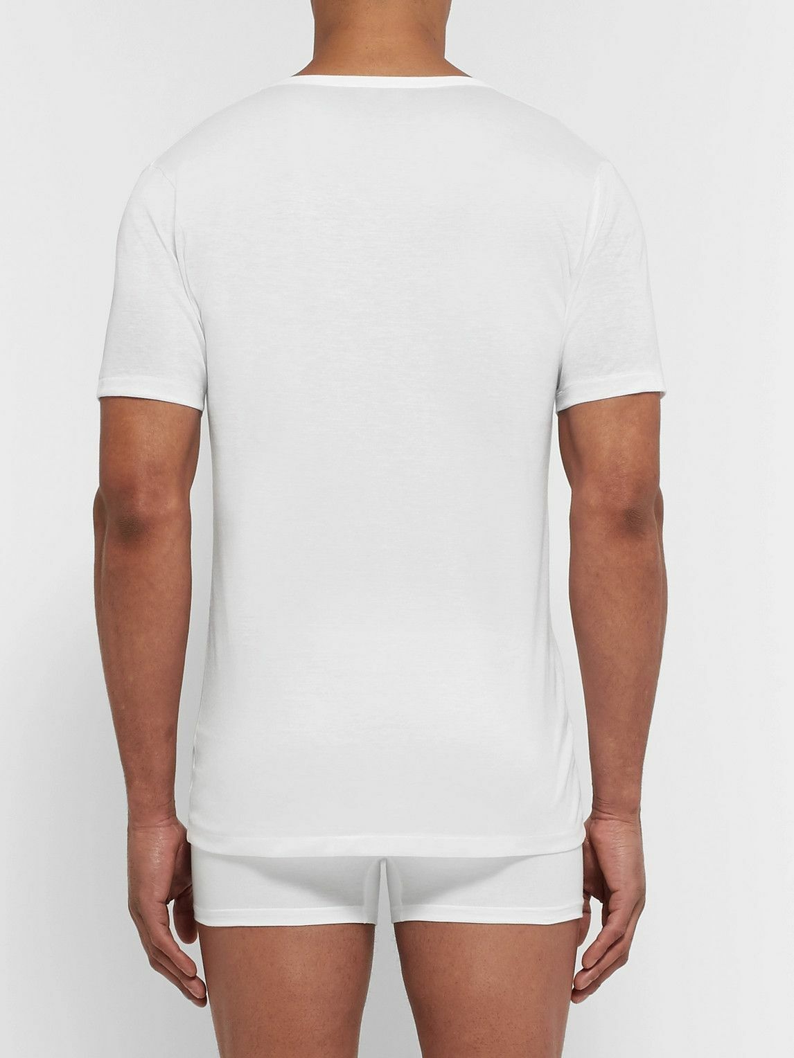 Zimmerli - Royal Classic Cotton T-Shirt - White Zimmerli
