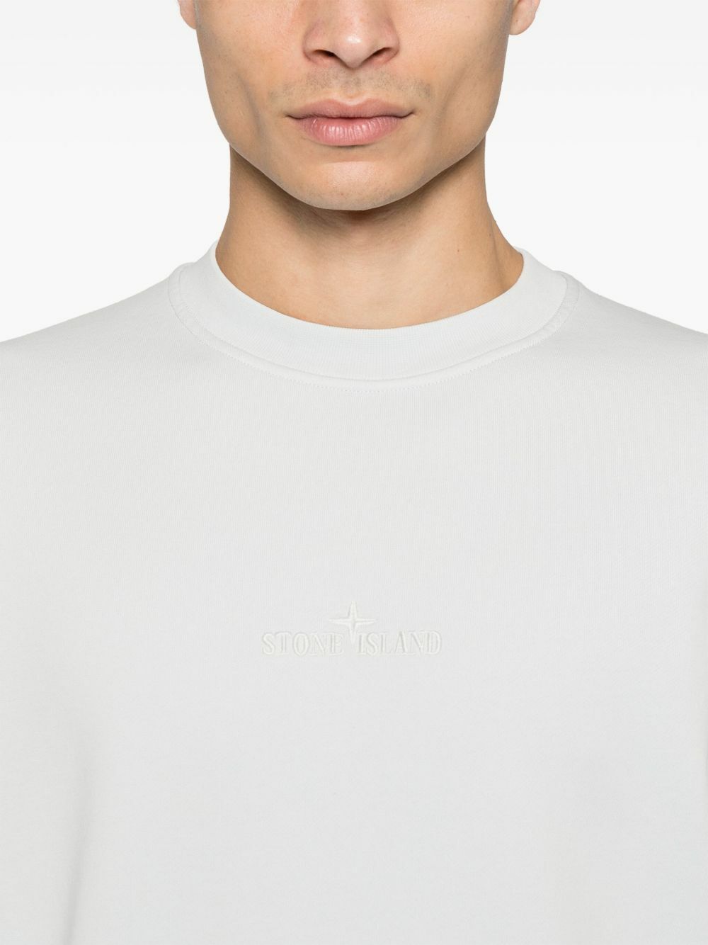 Stone Island Logo-Embroidered Sweatshirt Stone Island
