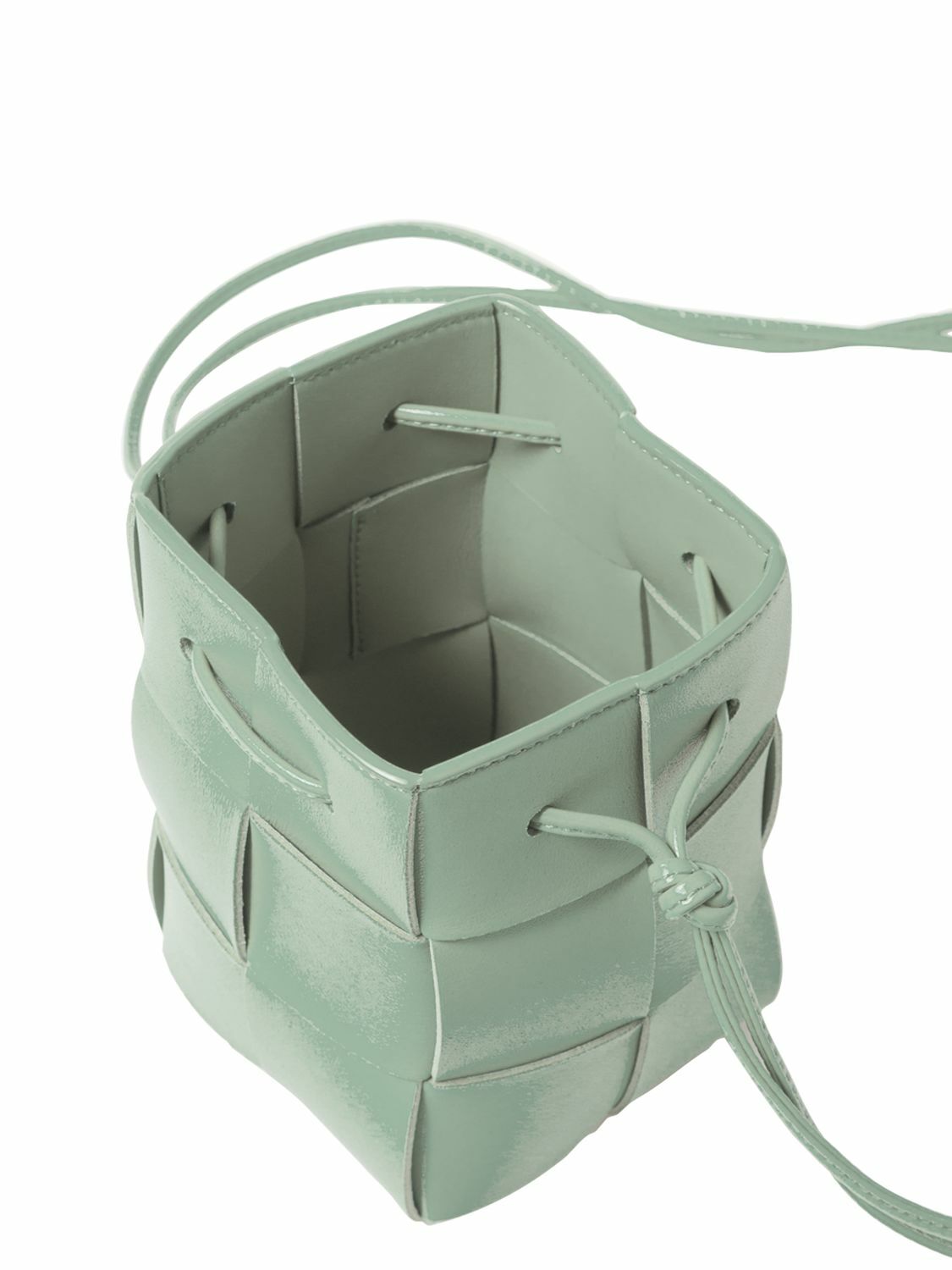 BOTTEGA VENETA - Mini Intreccio Leather Bucket Bag Bottega Veneta