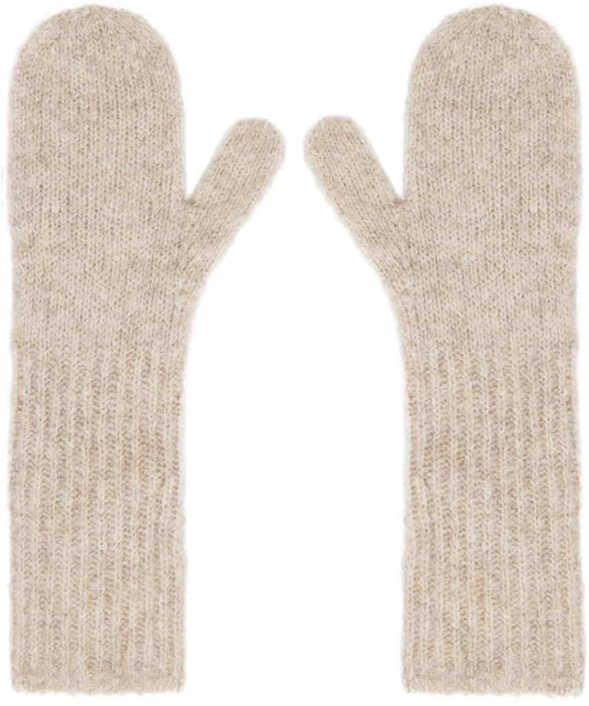 by Malene Birger Beige Felissa Mittens by Malene Birger