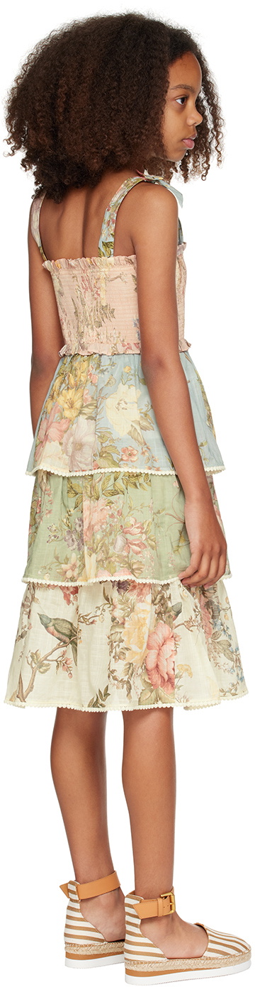 ZIMMERMANN Kids Multicolor Waverly Dress Zimmermann