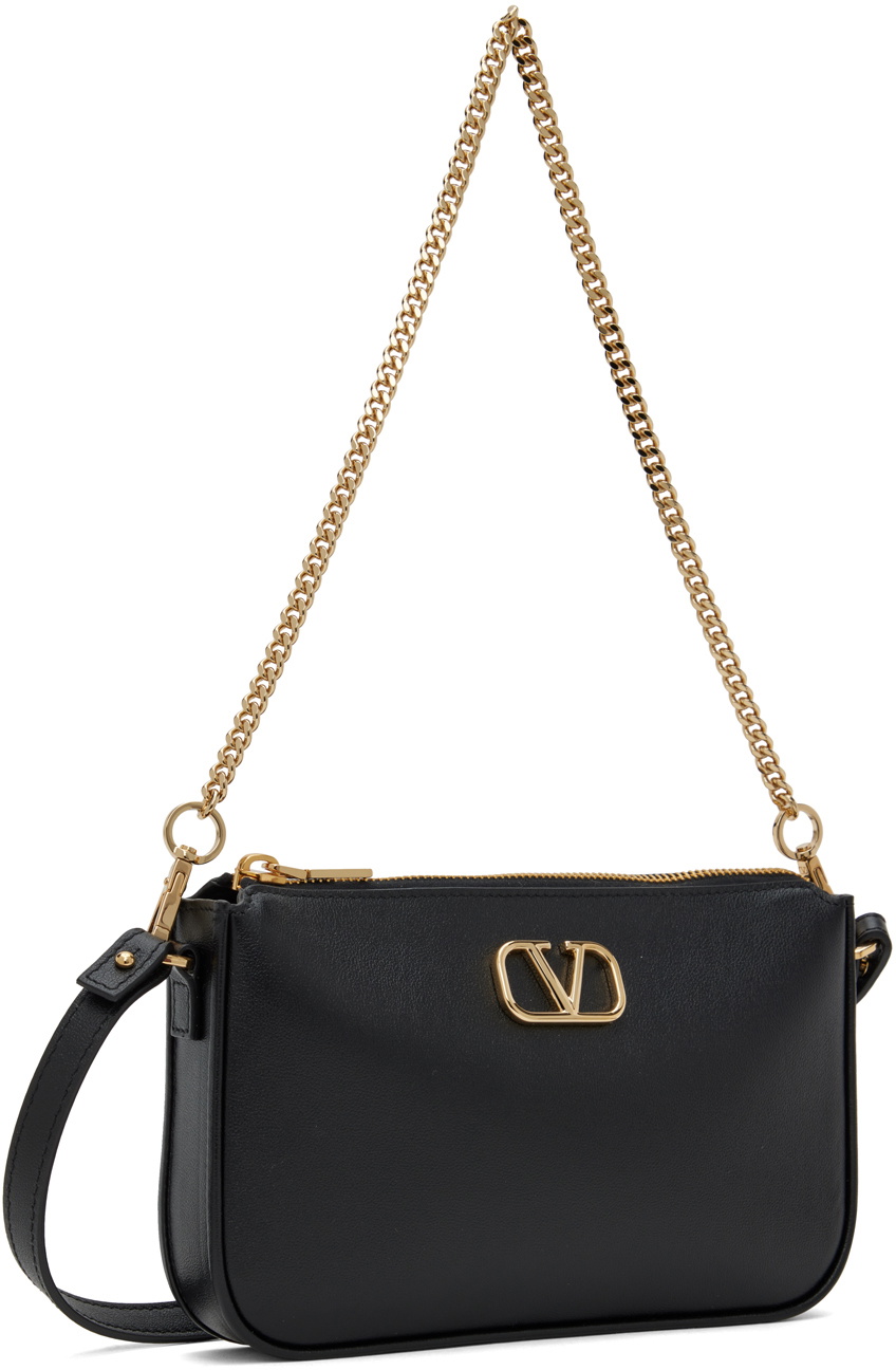 Valentino Garavani Black Mini VLogo Signature Bag Valentino Garavani