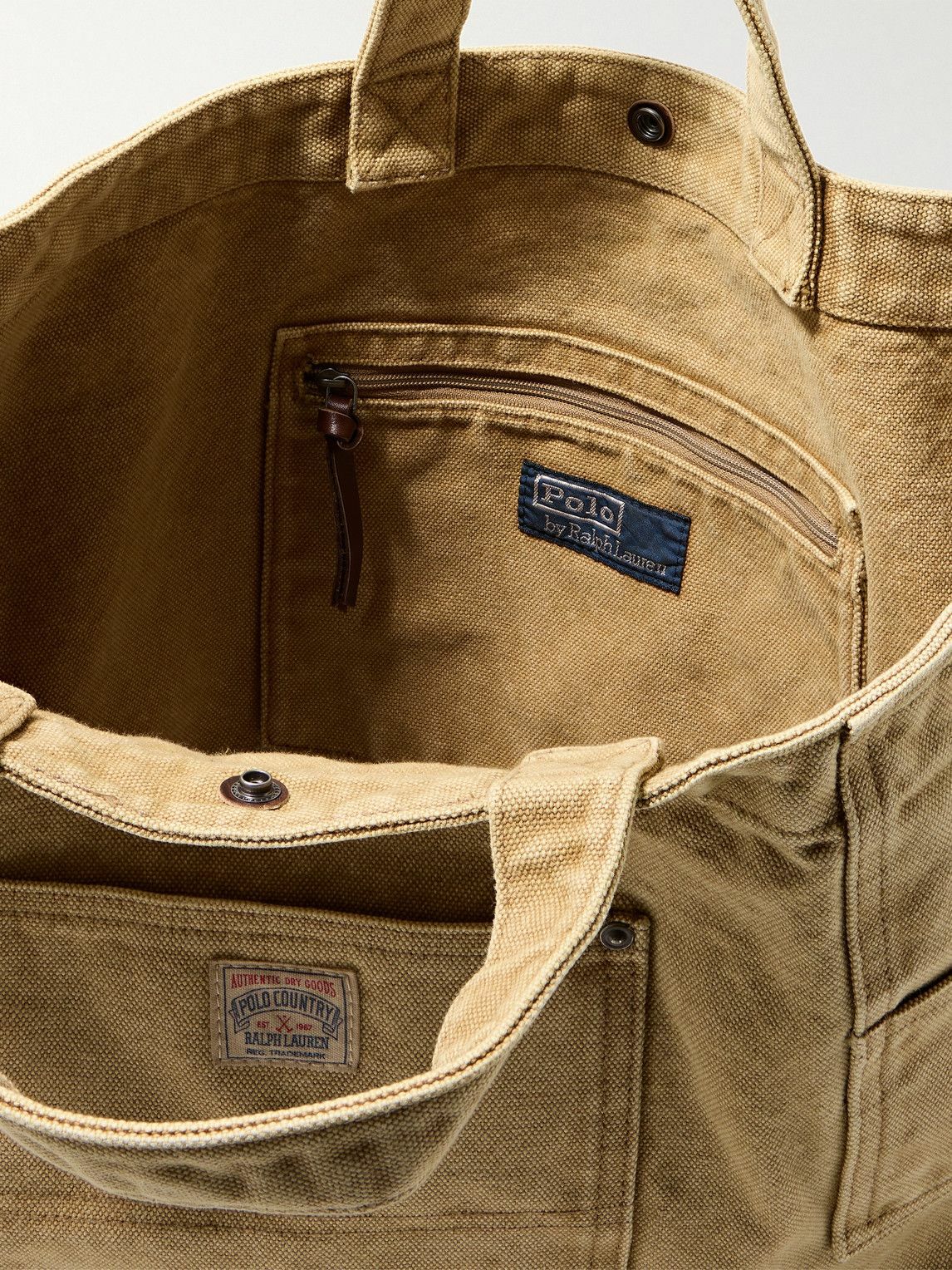 Polo Ralph Lauren - Logo-Appliquéd Canvas Tote Bag Polo Ralph Lauren