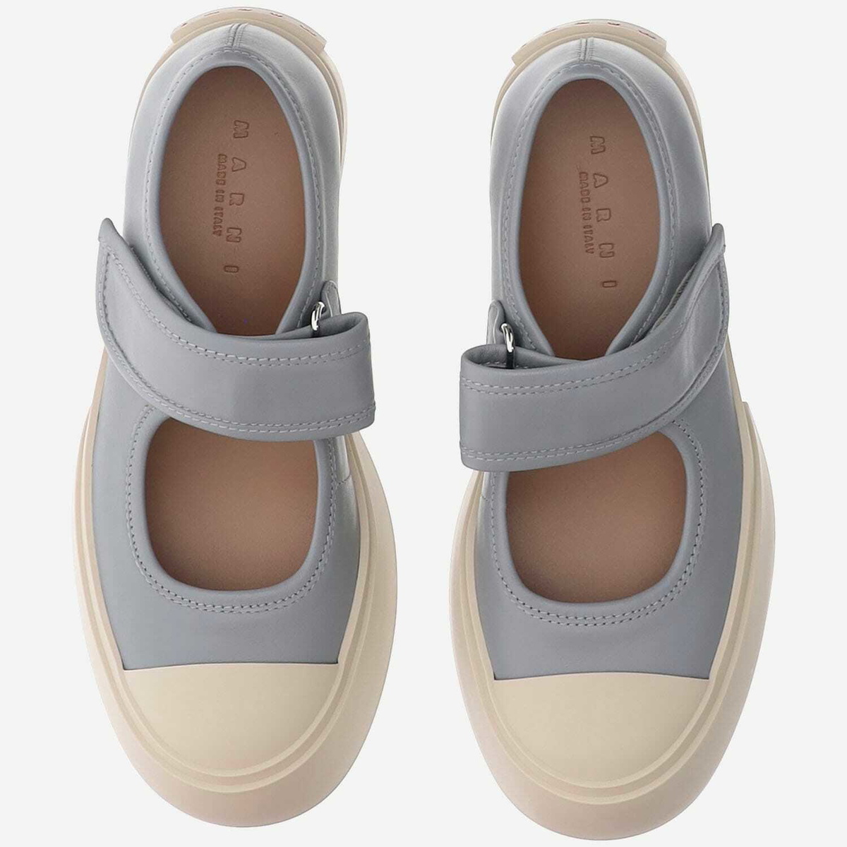 Marni Leather Mary Jane Sneakers Marni