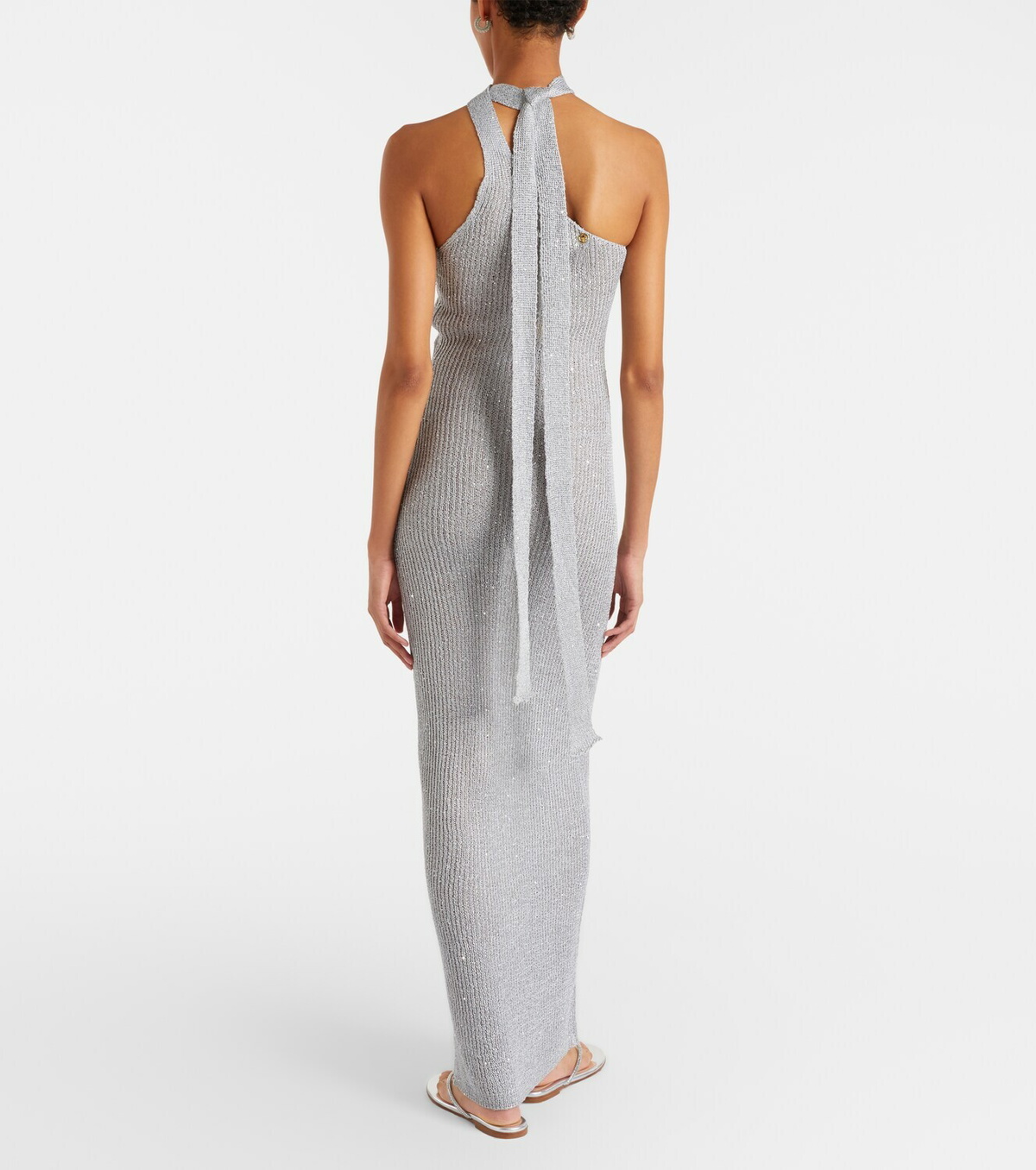 Bananhot Aretha sequined one-shoulder maxi dress Bananhot