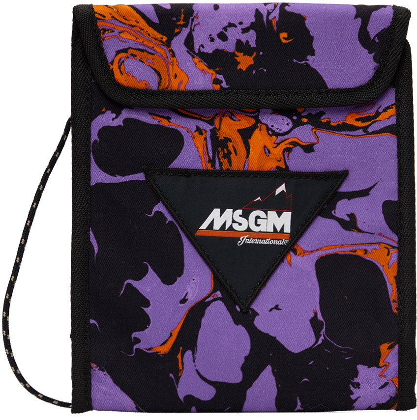 MSGM Purple Paint Bag MSGM
